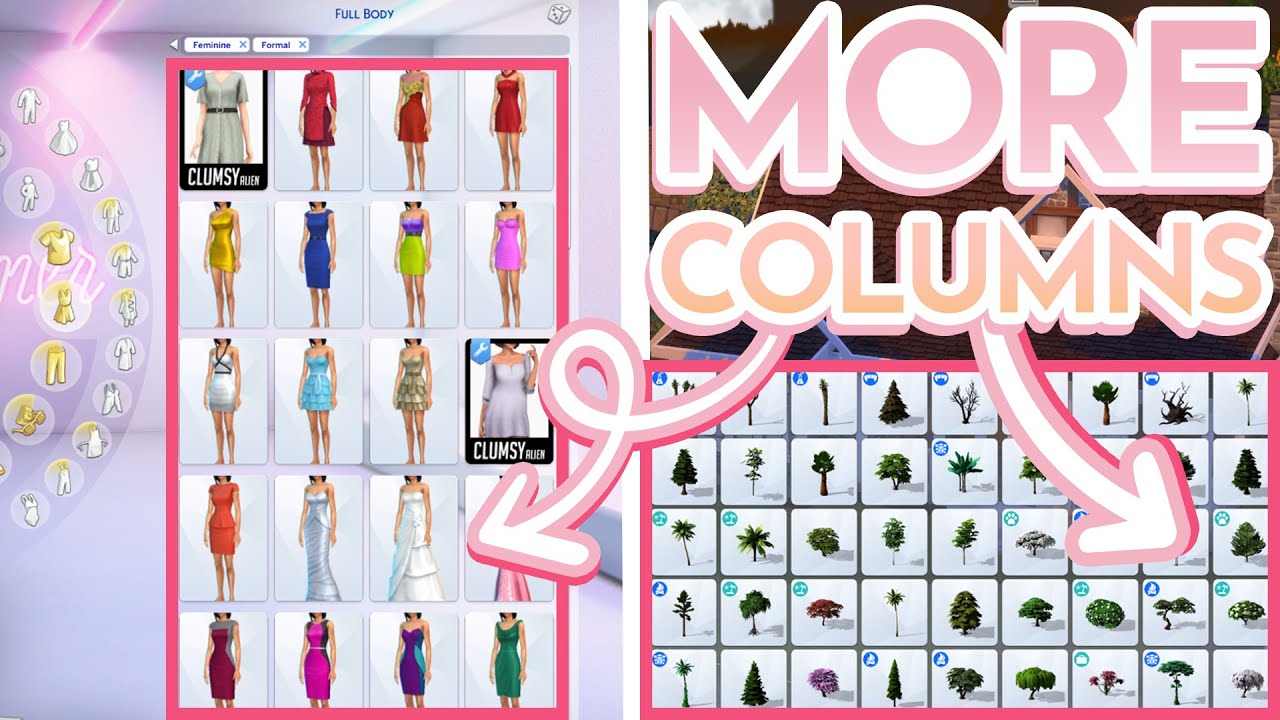 Sims 4 Columns Mod iezPicz Web 